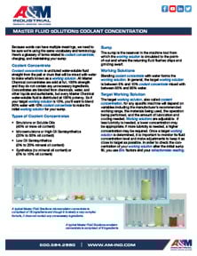 How To Use A Refractometer: Manufacturing & Coolant Applications